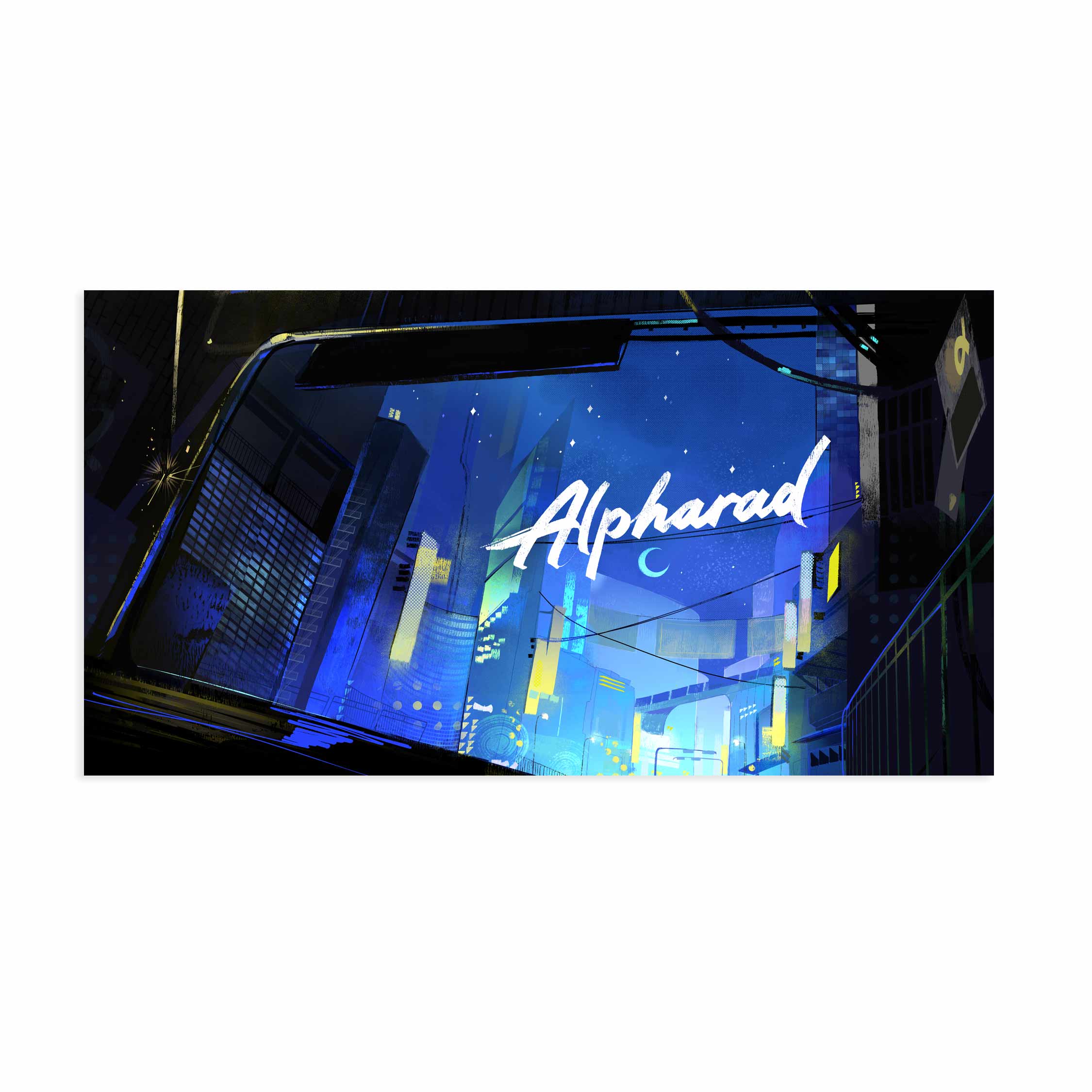 Alpharad's Cityscape Poster – Creator Ink