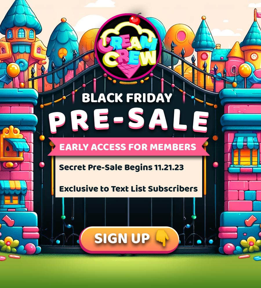 Cream Crew Text Sign Up – Creator Ink