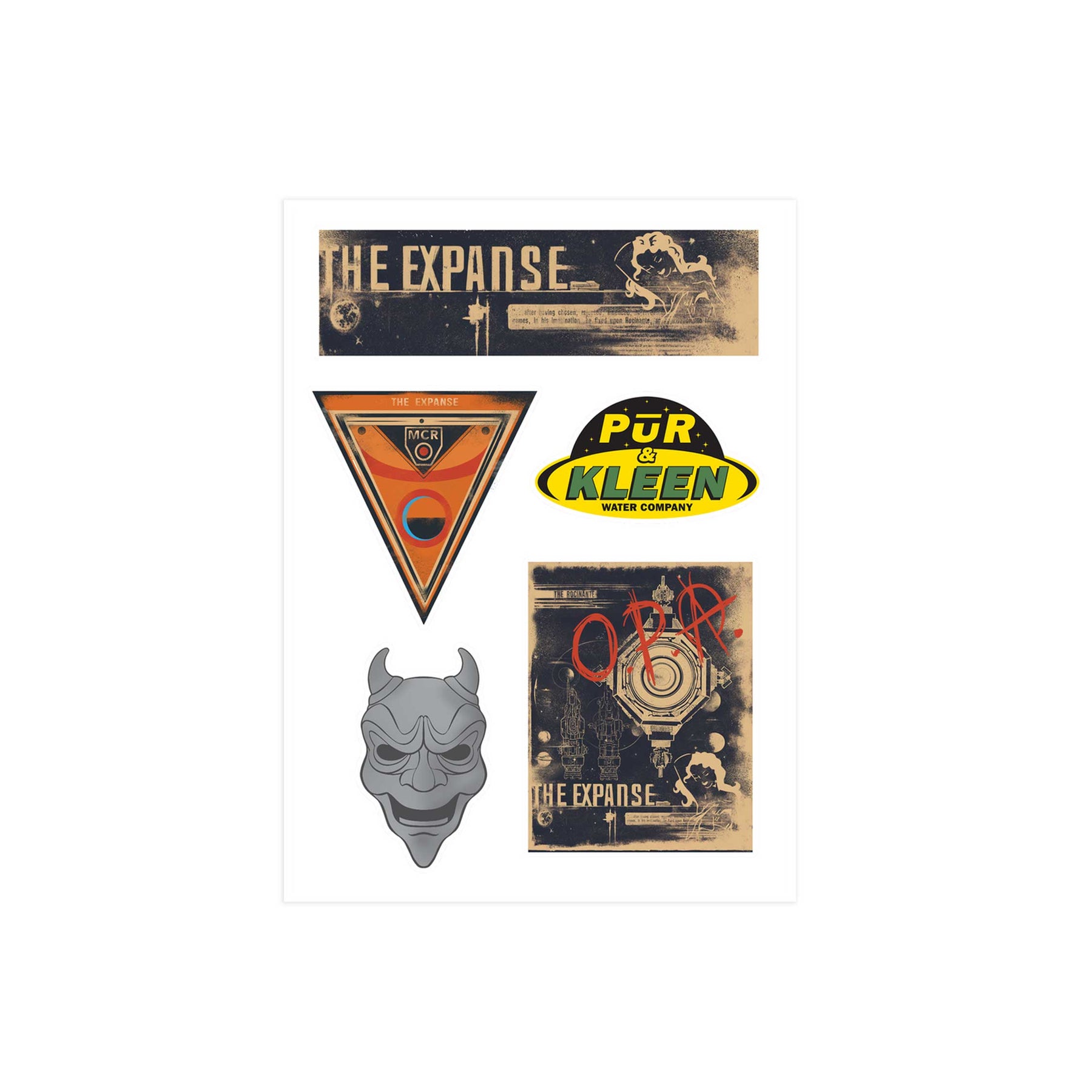 The Expanse Sticker Sheet | Officially Licensed The Expanse Merch ...