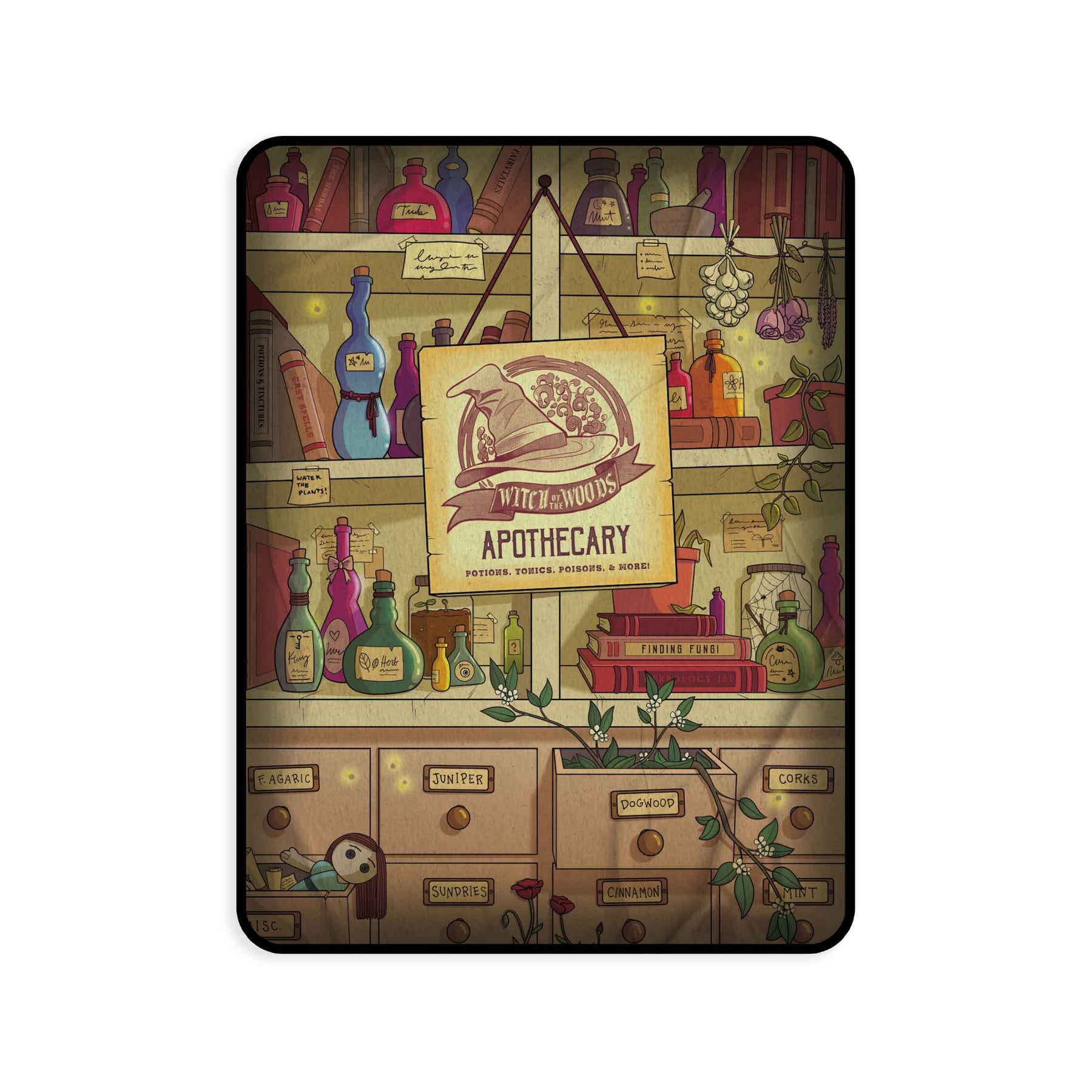 Magical Apothecary Blanket | Official Let Me Explain Studios Merch ...